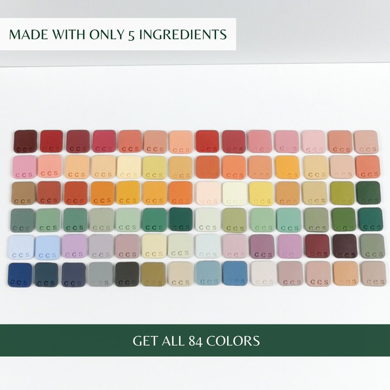 Polymer Clay Color Recipe Premo Clay Color Mixing Guide - Etsy