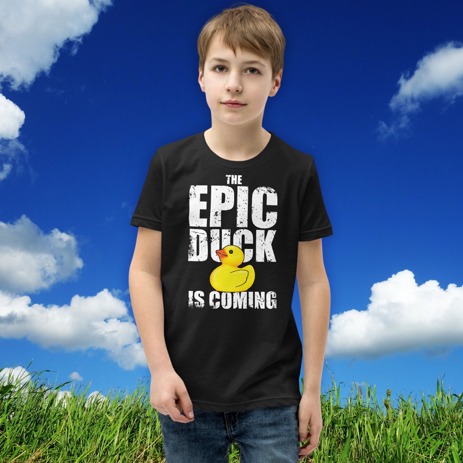The Epic Duck is Coming Shirt Teh Epik Duck is Coming Roblox | Etsy