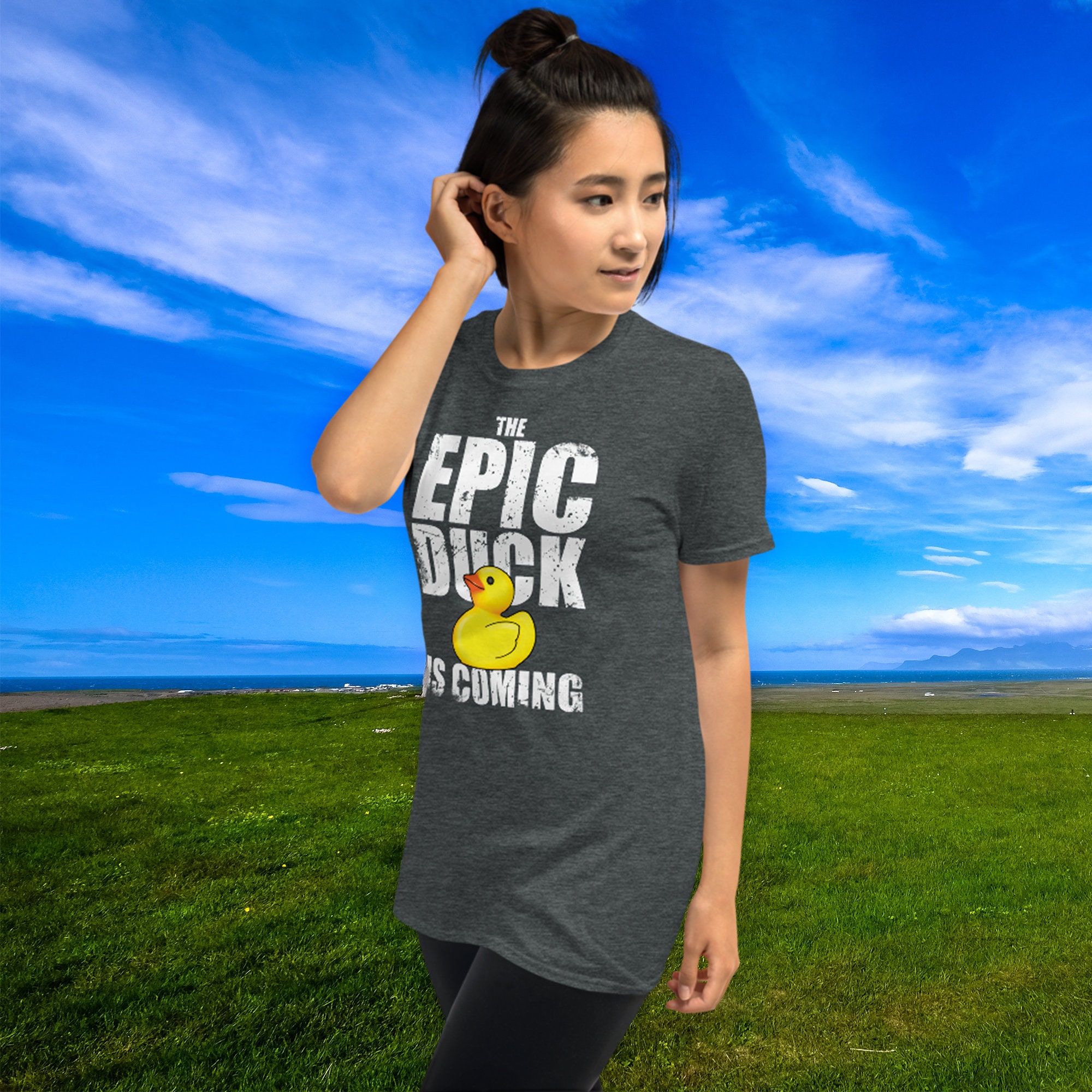 The Epic Duck is Coming Shirt Teh Epik Duck is Coming Roblox | Etsy