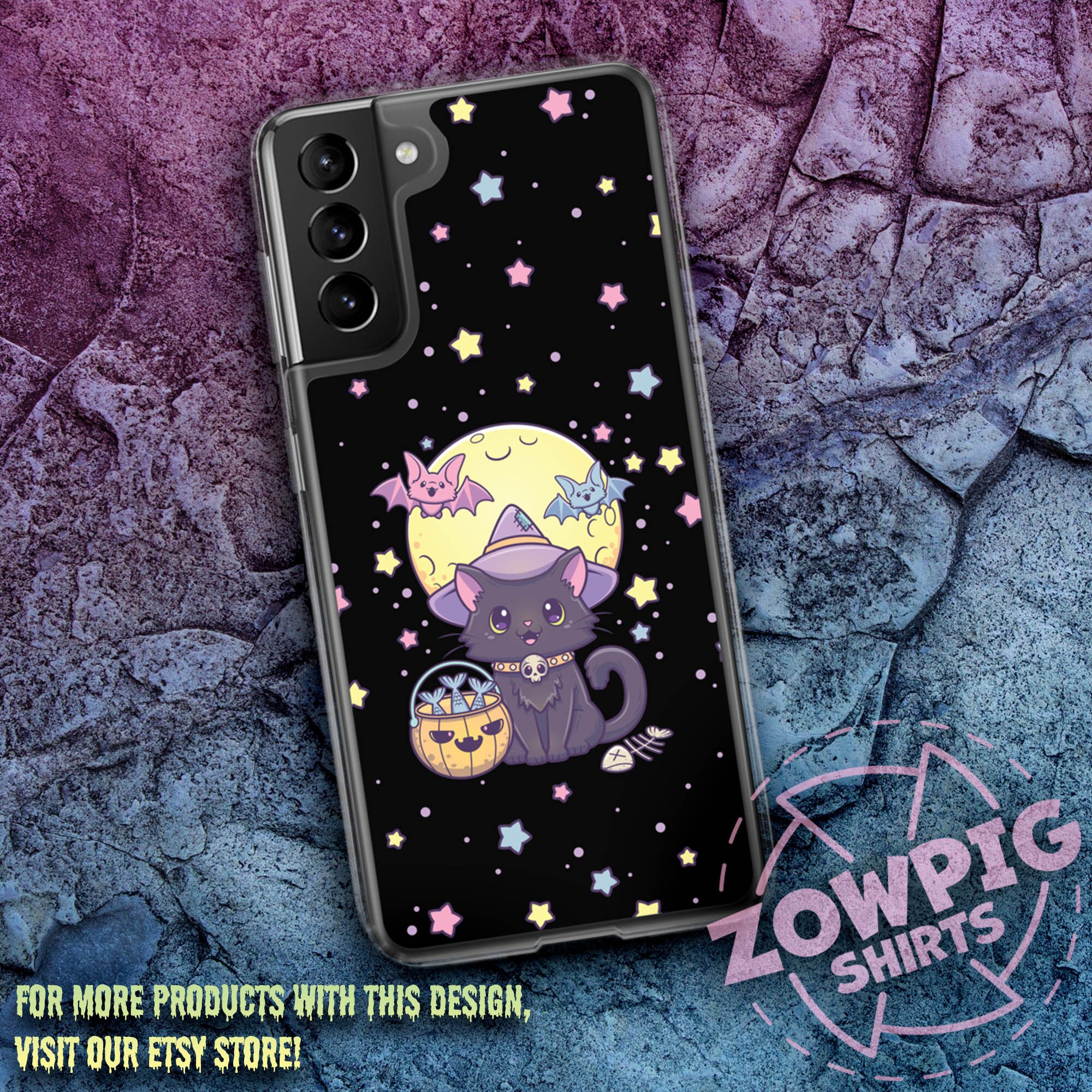 Kawaii Creepy Cute Aesthetic Phone Case, Pastel Goth Samsung Galaxy ...