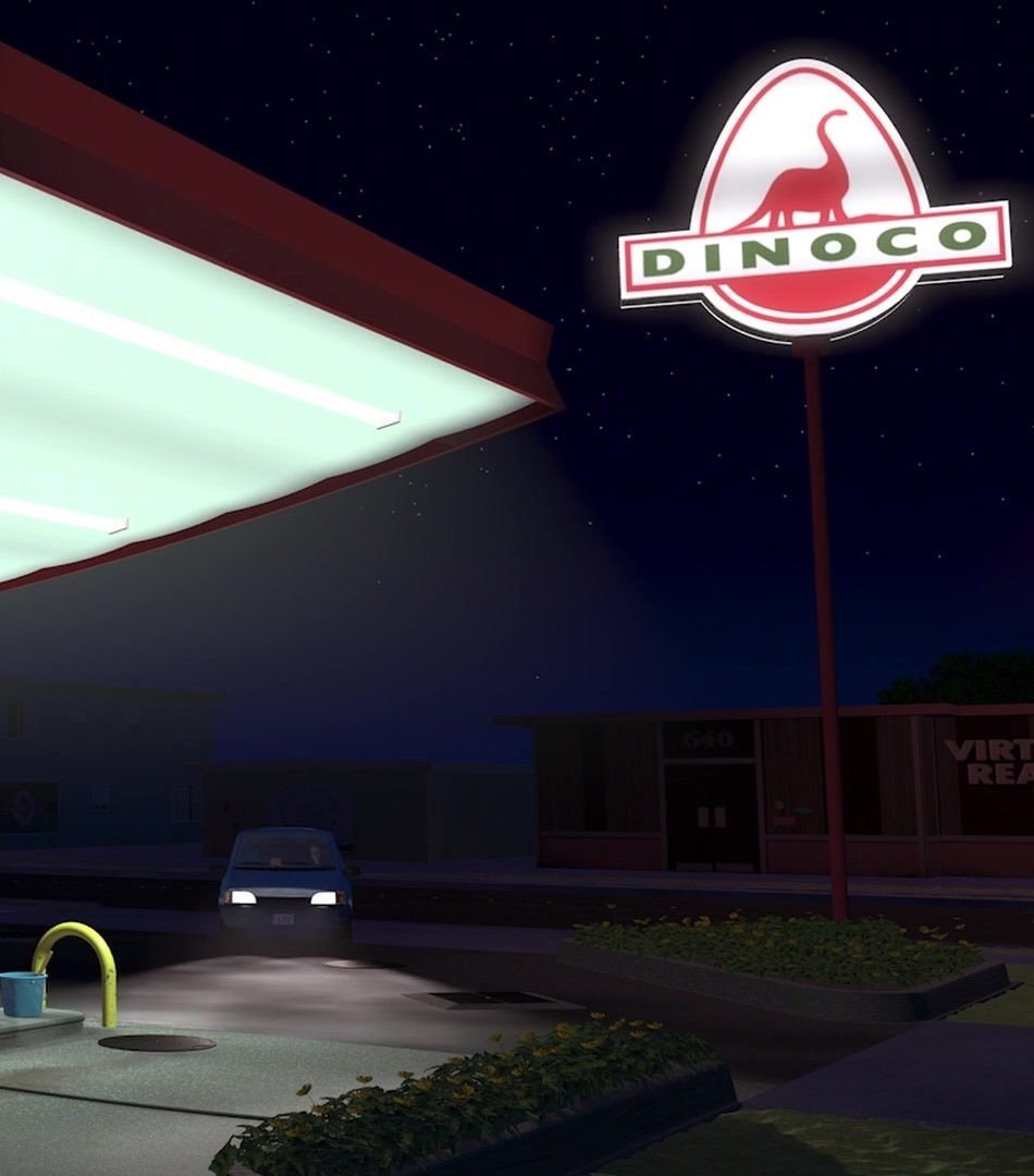 Dinoco Gas Station Real Life