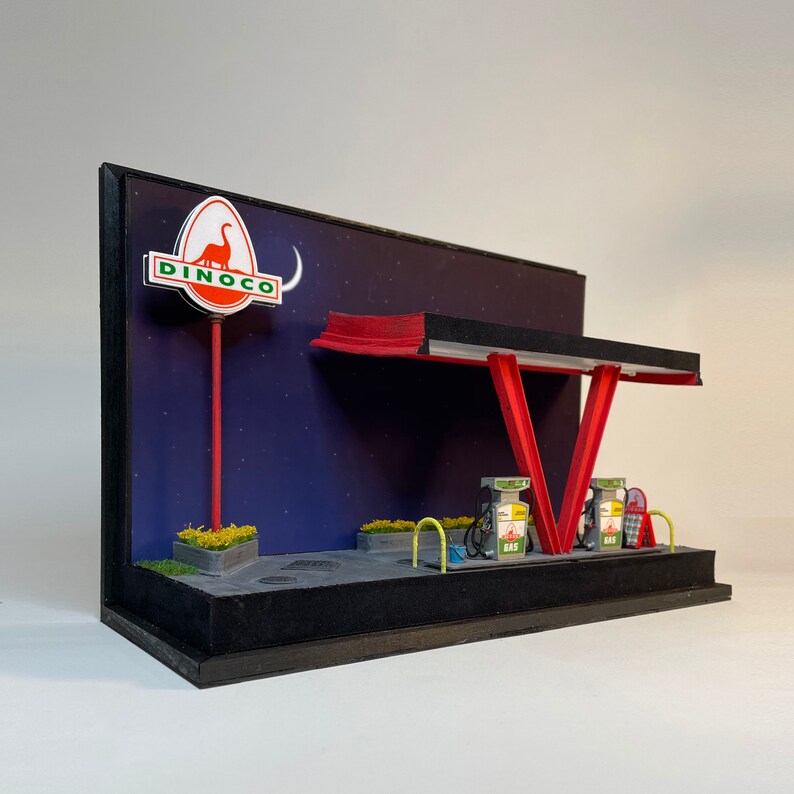 Dinoco Gas Station Mini 1:4 Scale | Etsy Ireland