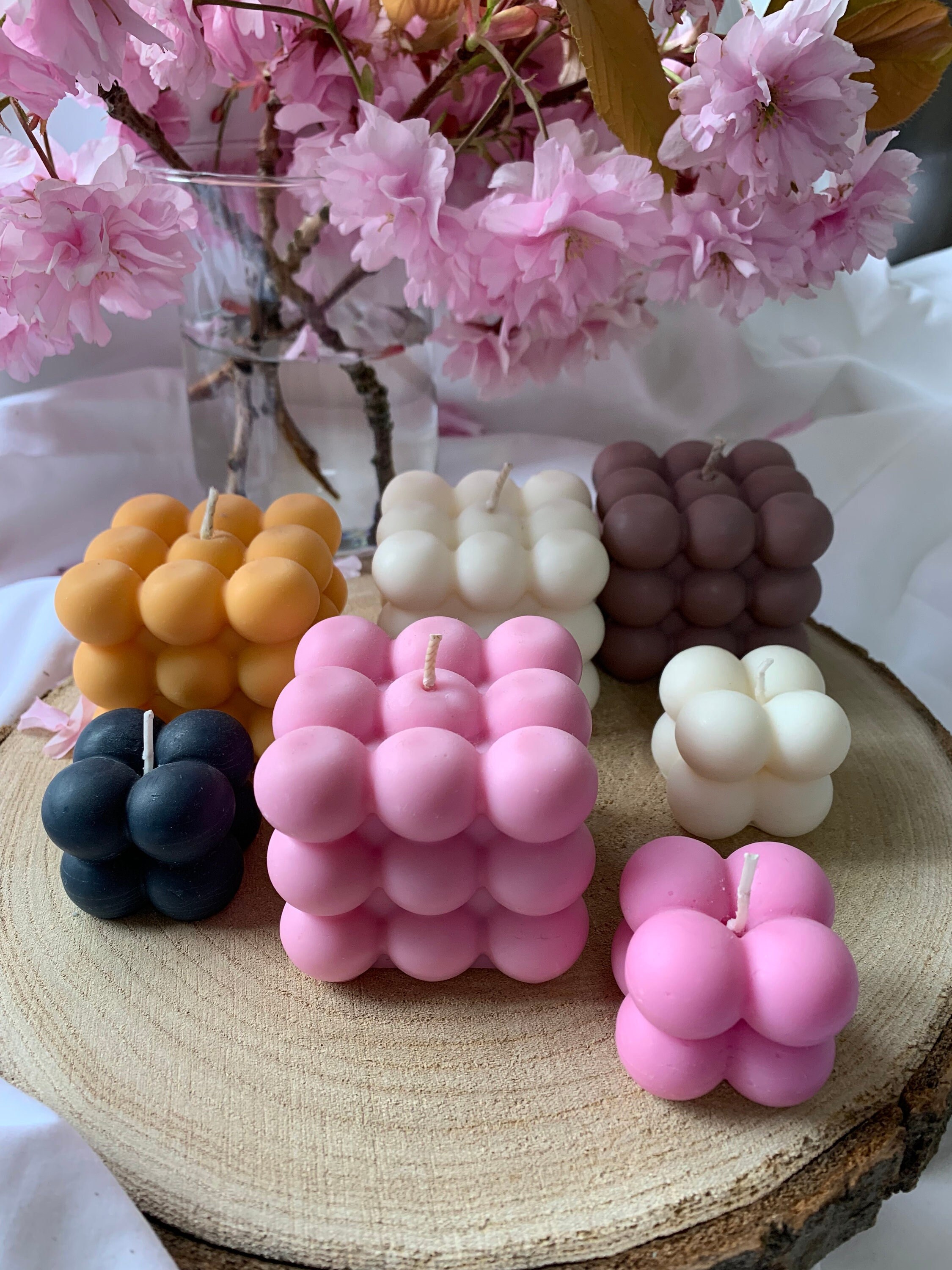Bubble Candle Candle Cubes Mini Bubble Candle Soy Wax - Etsy