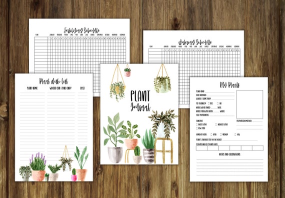 Printable House Plant Journal Plant Tracker House Plant - Etsy