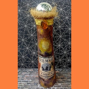Full Moon Extract Altered Potion Bottle, Apothecary Bottle , Magic ...