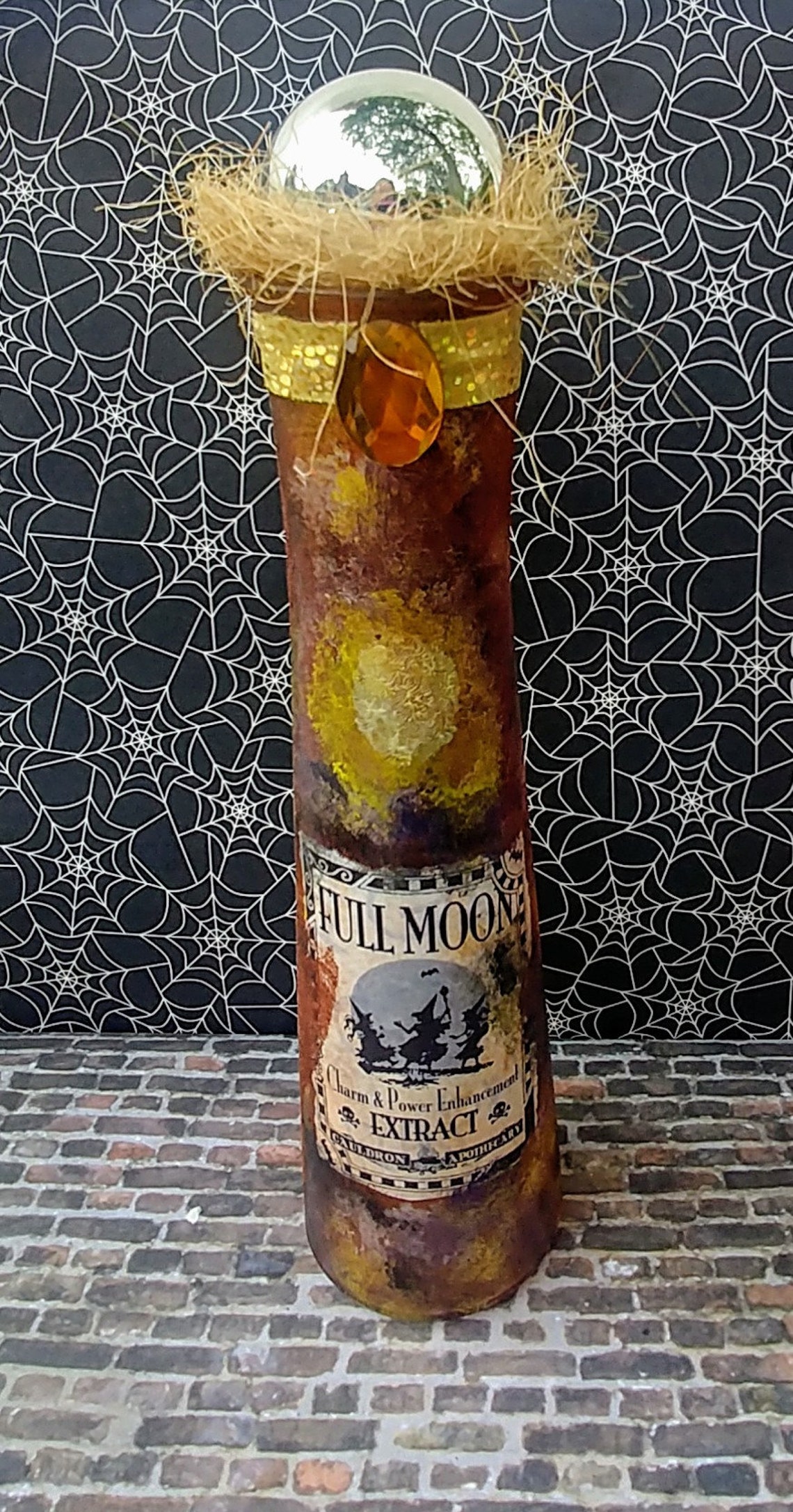 Full Moon Extract Altered Potion Bottle Apothecary Bottle - Etsy