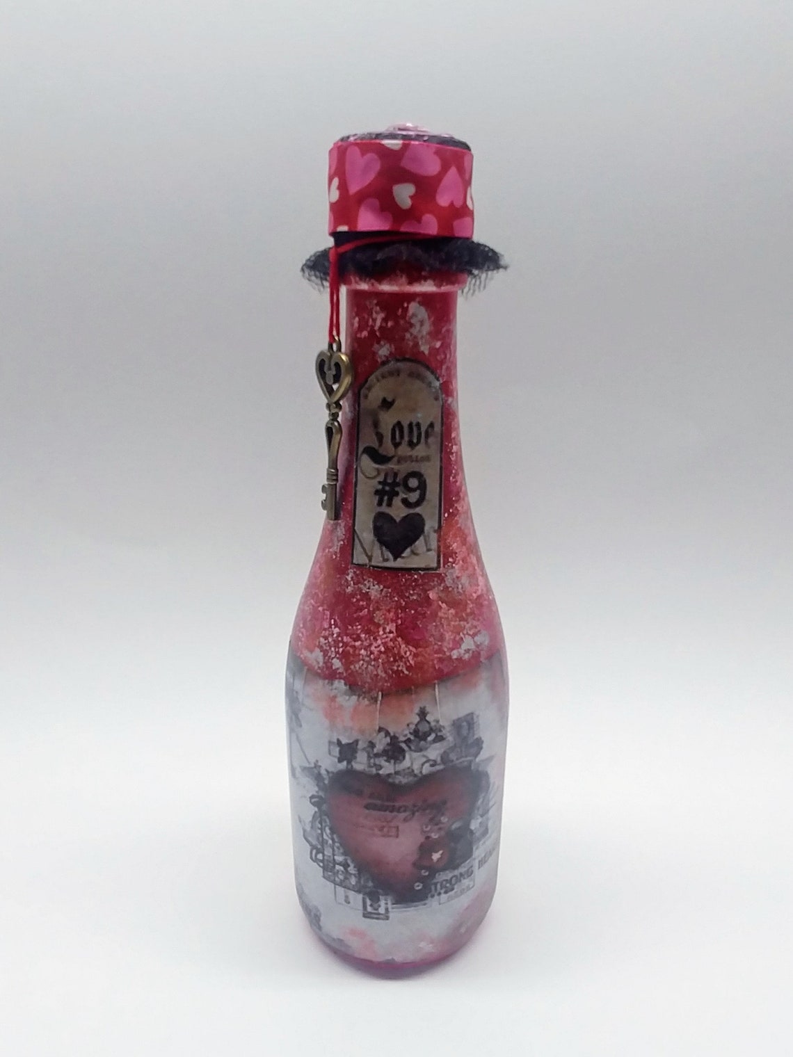 Love Potion Number 9 Altered Potion Bottle - Etsy