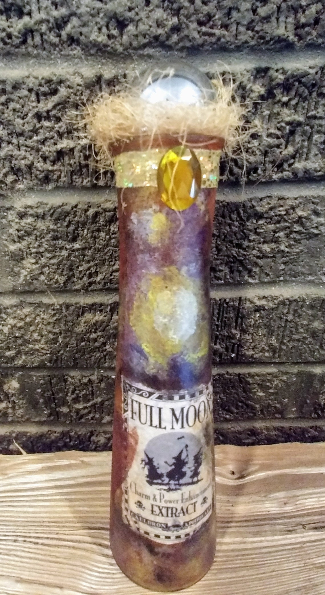 Full Moon Extract Altered Potion Bottle, Apothecary Bottle , Magic ...