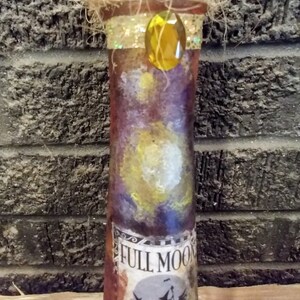 Full Moon Extract Altered Potion Bottle, Apothecary Bottle , Magic ...