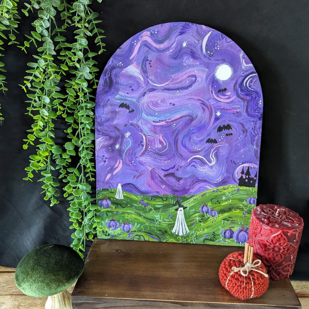 Witching Hour-acrylic Painting - Etsy