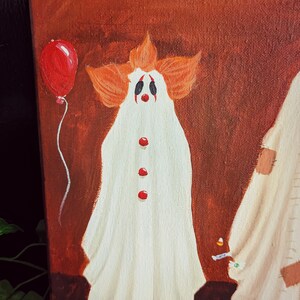 Horror Movie Ghosts Acrylic Painting - Etsy