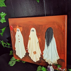 Horror Movie Ghosts Acrylic Painting - Etsy