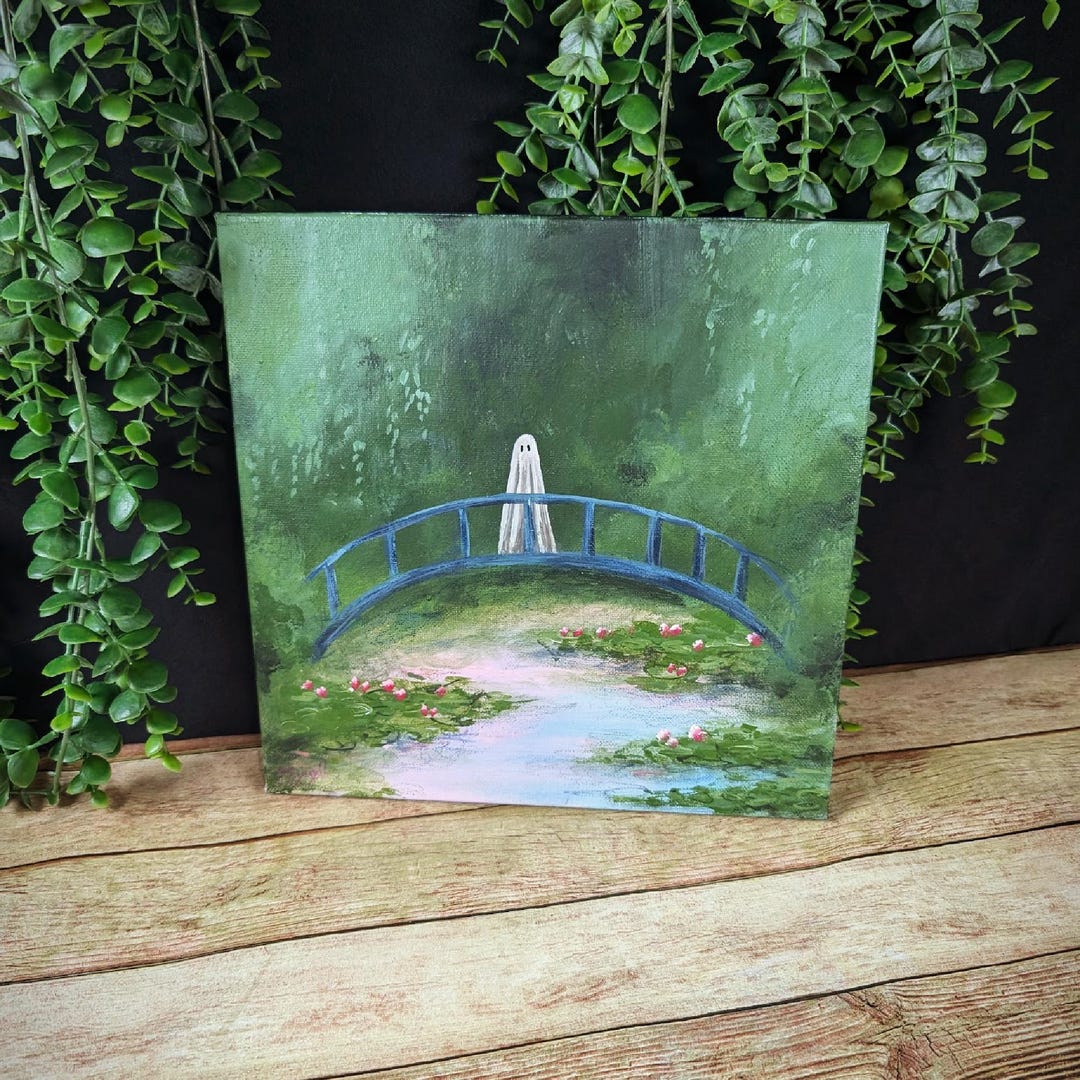 Haunted Monet-acrylic Painting - Etsy