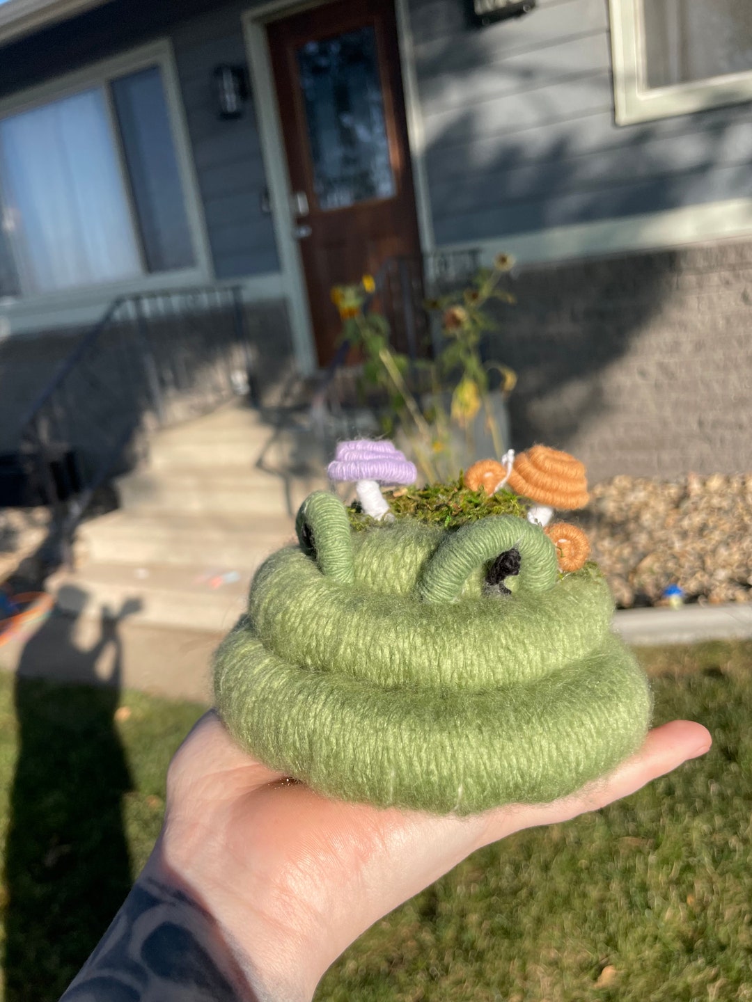 Big Fiber Frog - Etsy