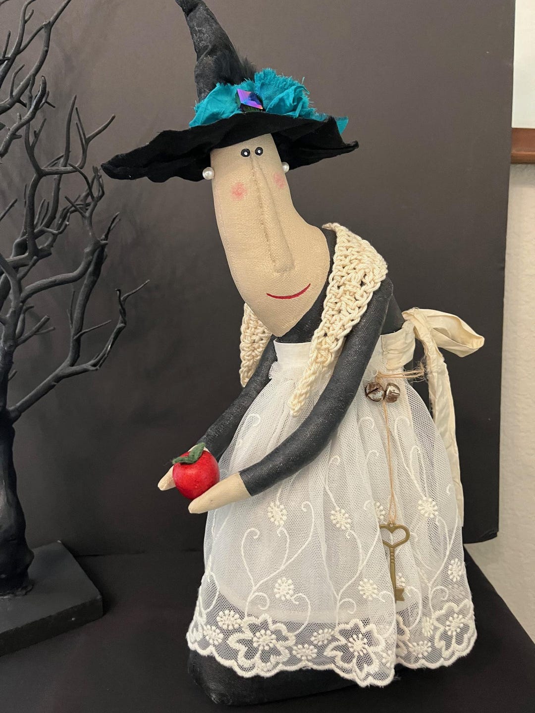 OOAK Handmade Bernice/gertie Art Doll. Rare Find. Witch Art Doll/17 ...