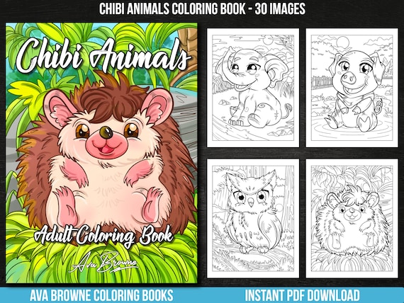 Chibi Animal Coloring Pages
