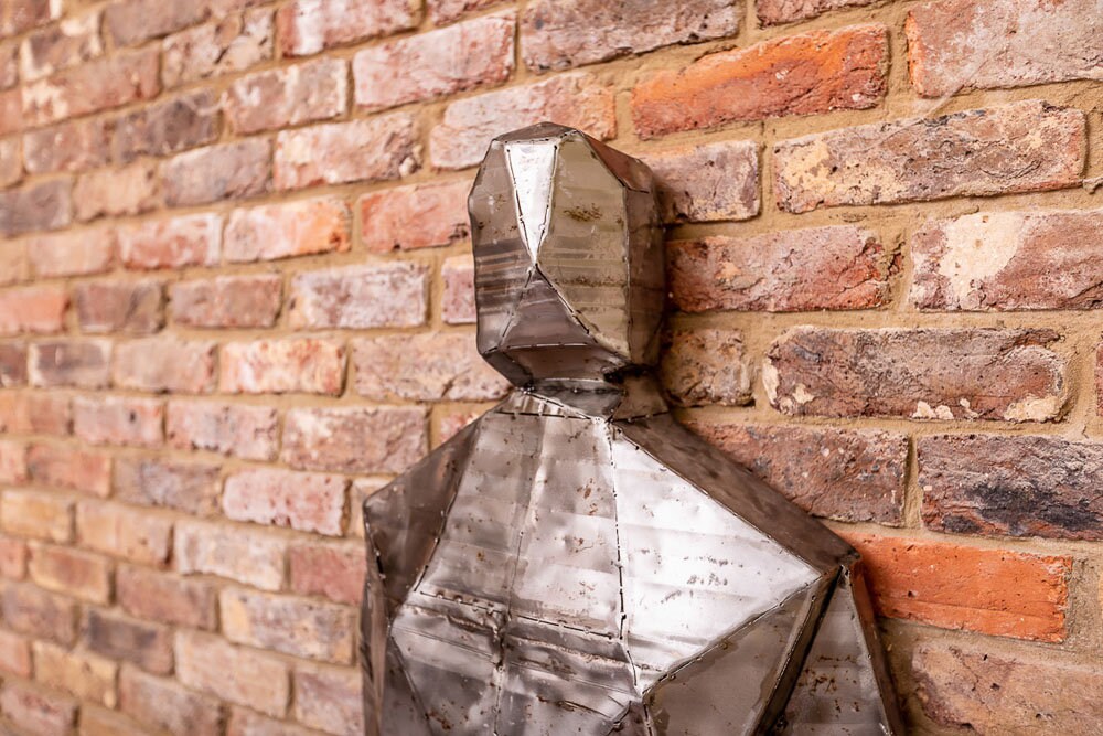 1.8m Thin Man Recycled Metal Sculpture Large Decor Home | Etsy