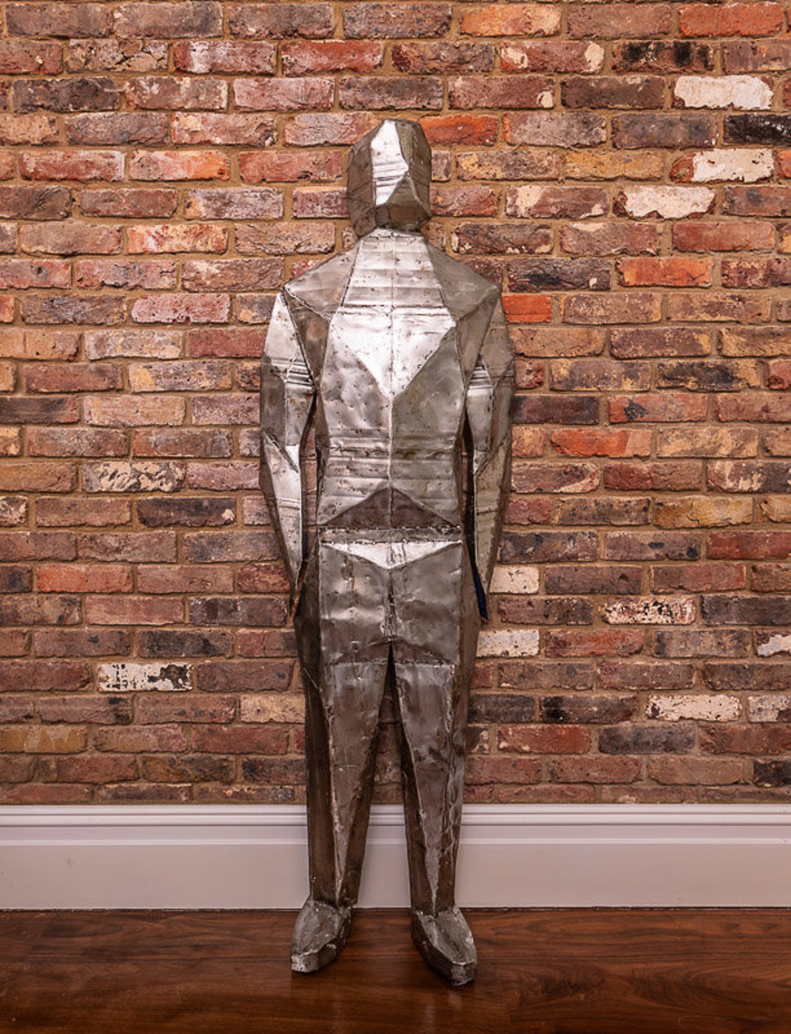 1.8m Thin Man Recycled Metal Sculpture Large Decor Home | Etsy