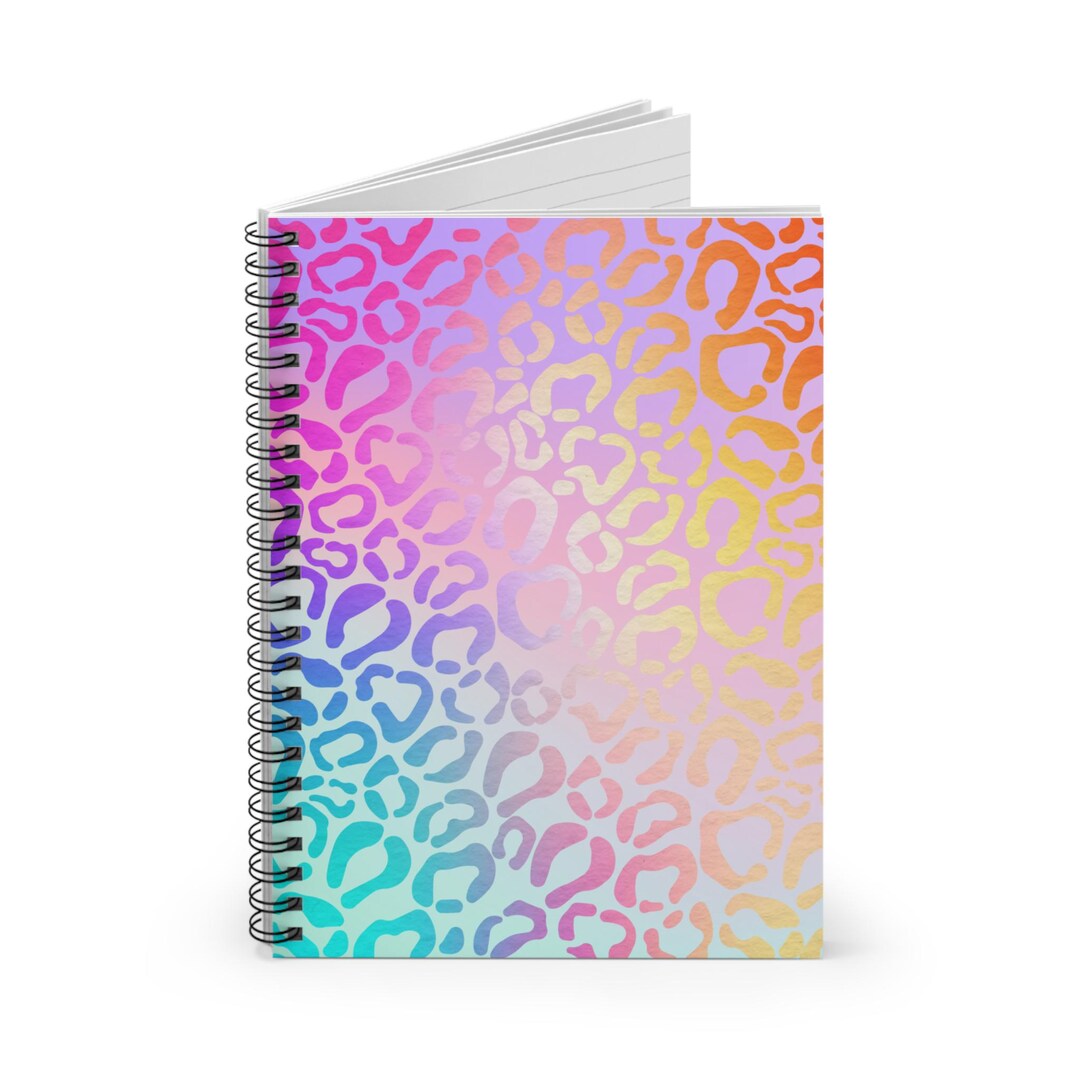 Lisa Frank Inspired Spiral Notebook, Back to School Supplies for Kids ...