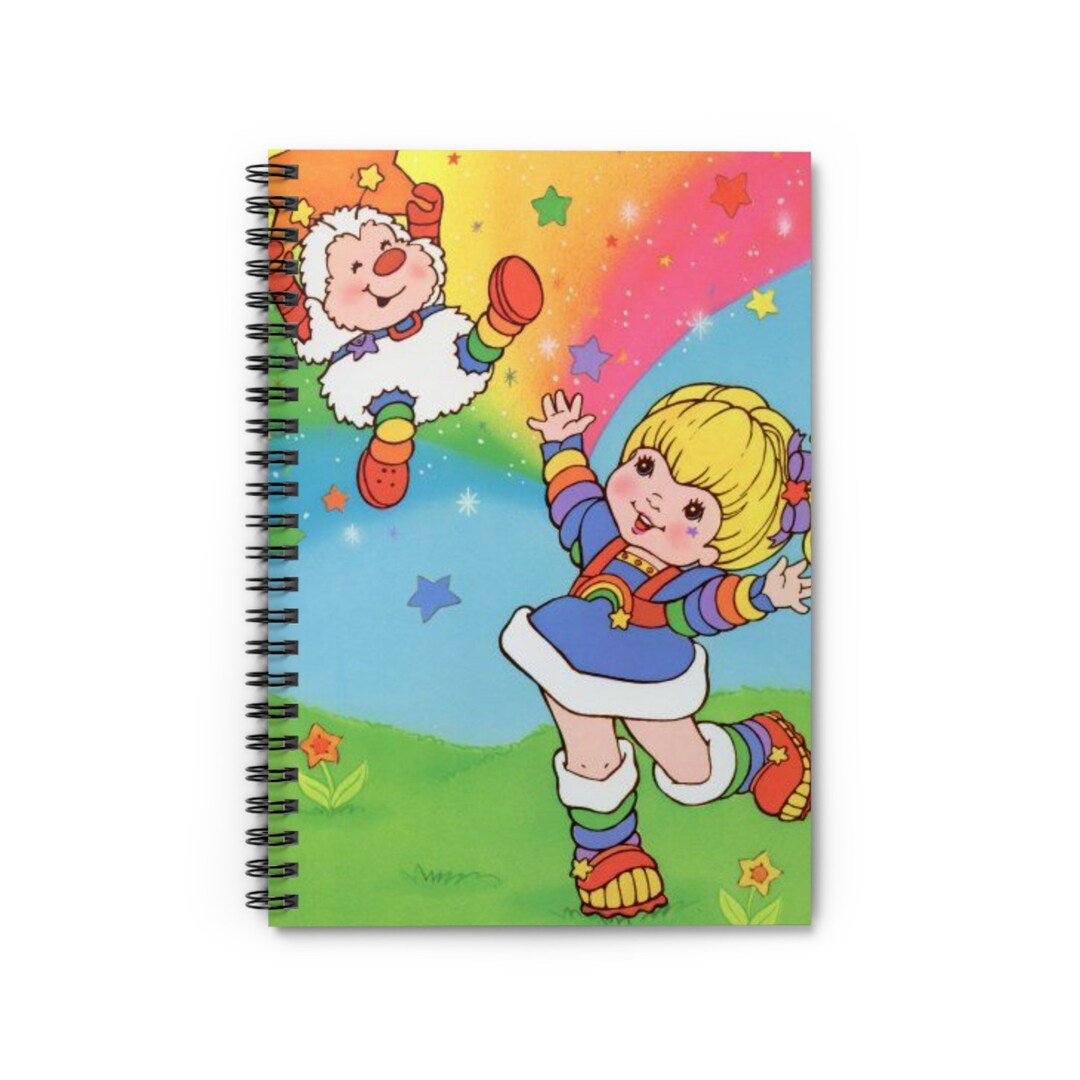 Rainbow Brite Inspired Notebook - Etsy