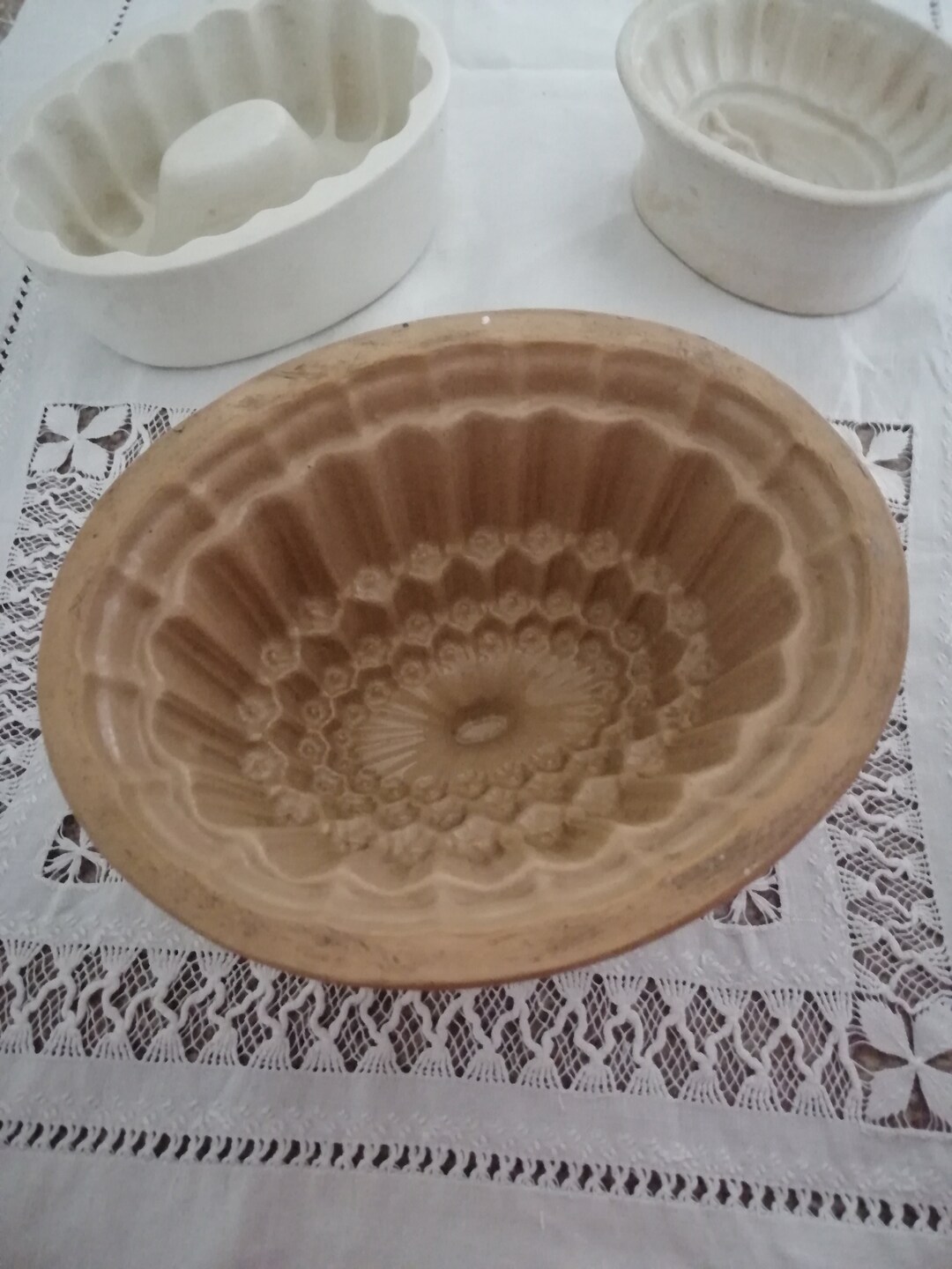 Antique, Victorian Ironstone Fluted Jelly/aspic Mould. - Etsy