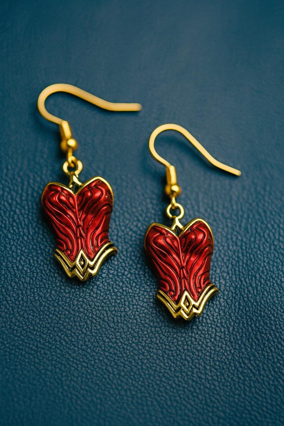 Wonder Woman Corset Earrings | Superhero Statement Jewelry | Feminist ...