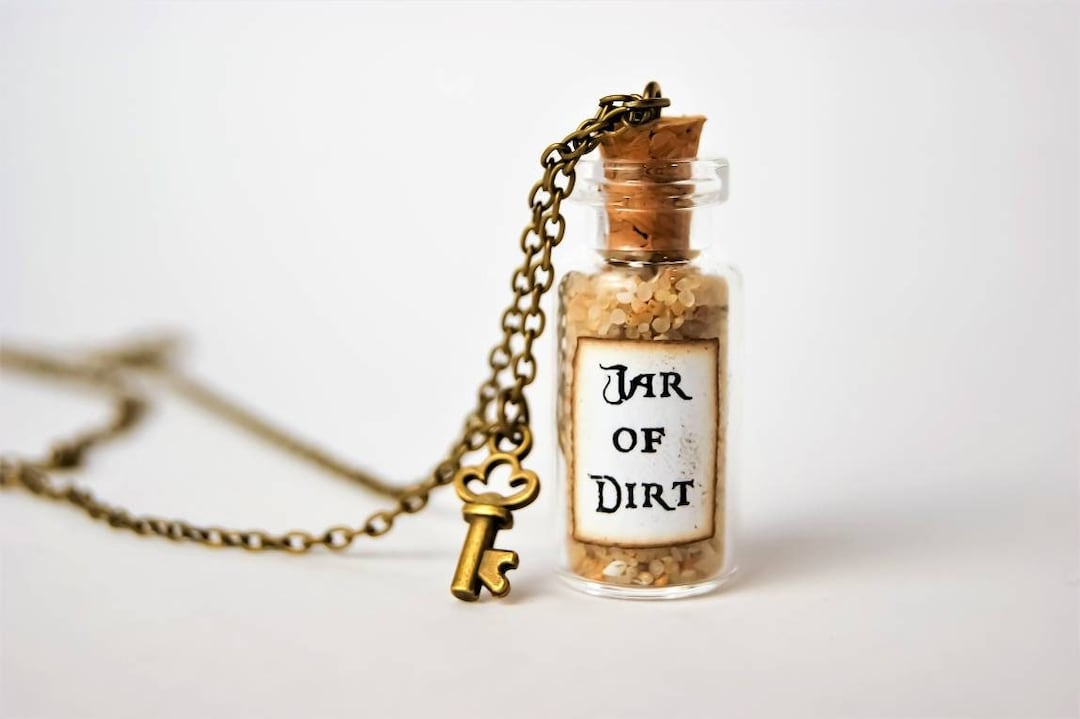 Pirates Jar of Dirt Necklacejar of Dirt Jack Sparrow - Etsy