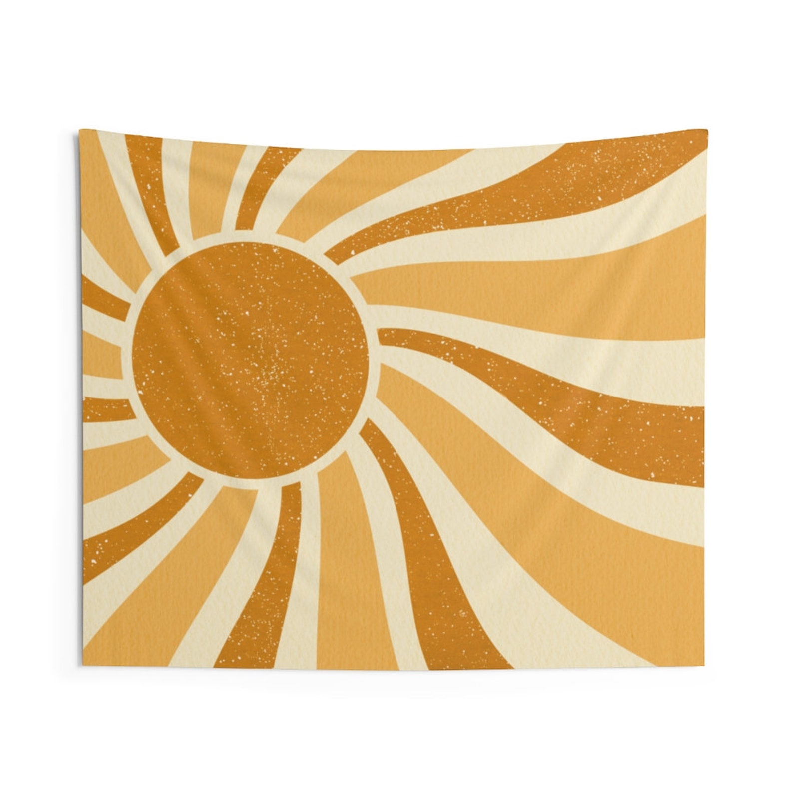 Retro 70s Tapestry Wall Hanging Paper Sun Tapestry Indoor Wall - Etsy