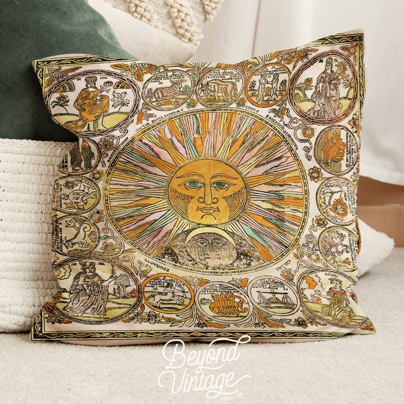 Sun Pillow - Etsy