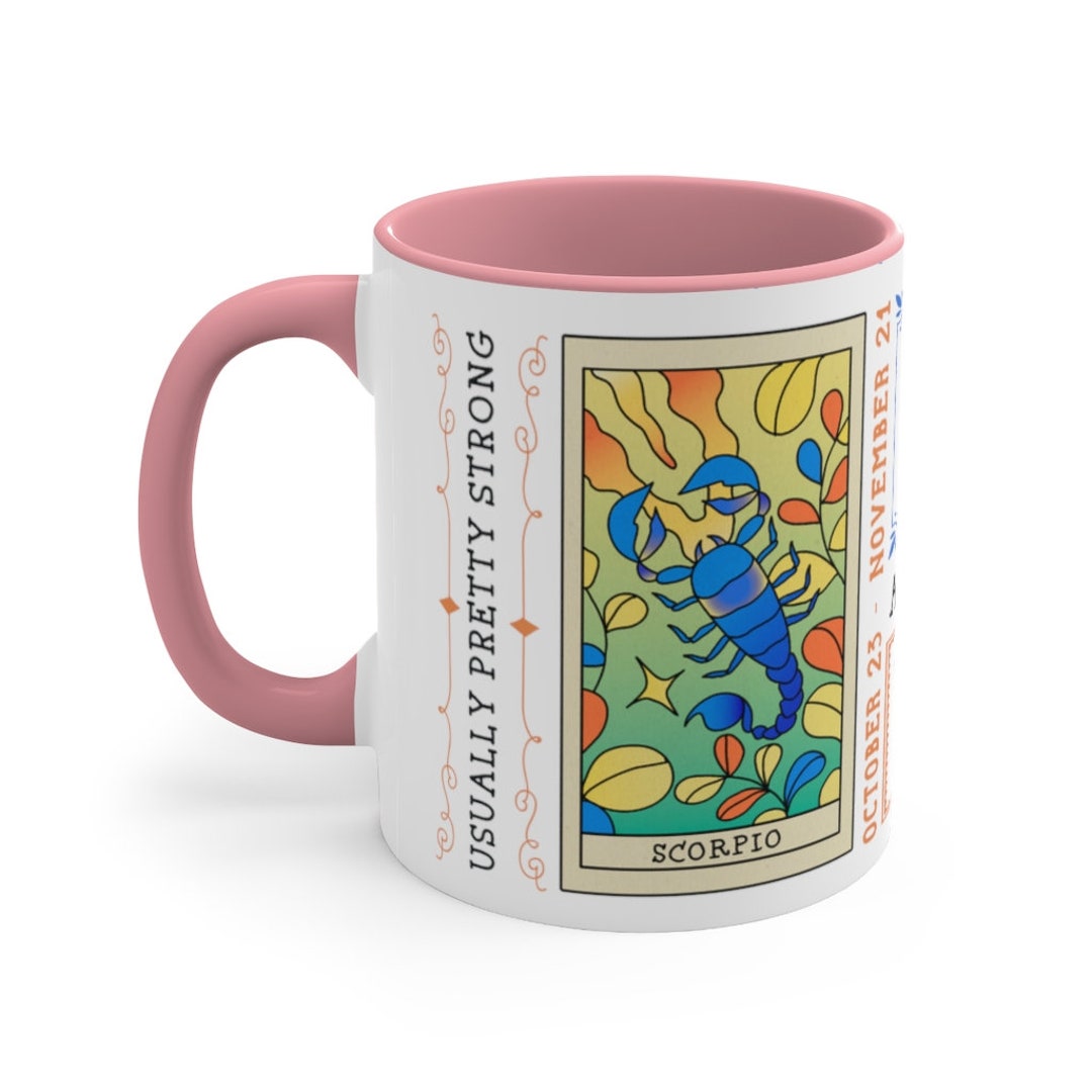 Scorpio Zodiac Mug, Zodiac Coffee Mug, Scorpio Mug, Scorpio Birthday ...