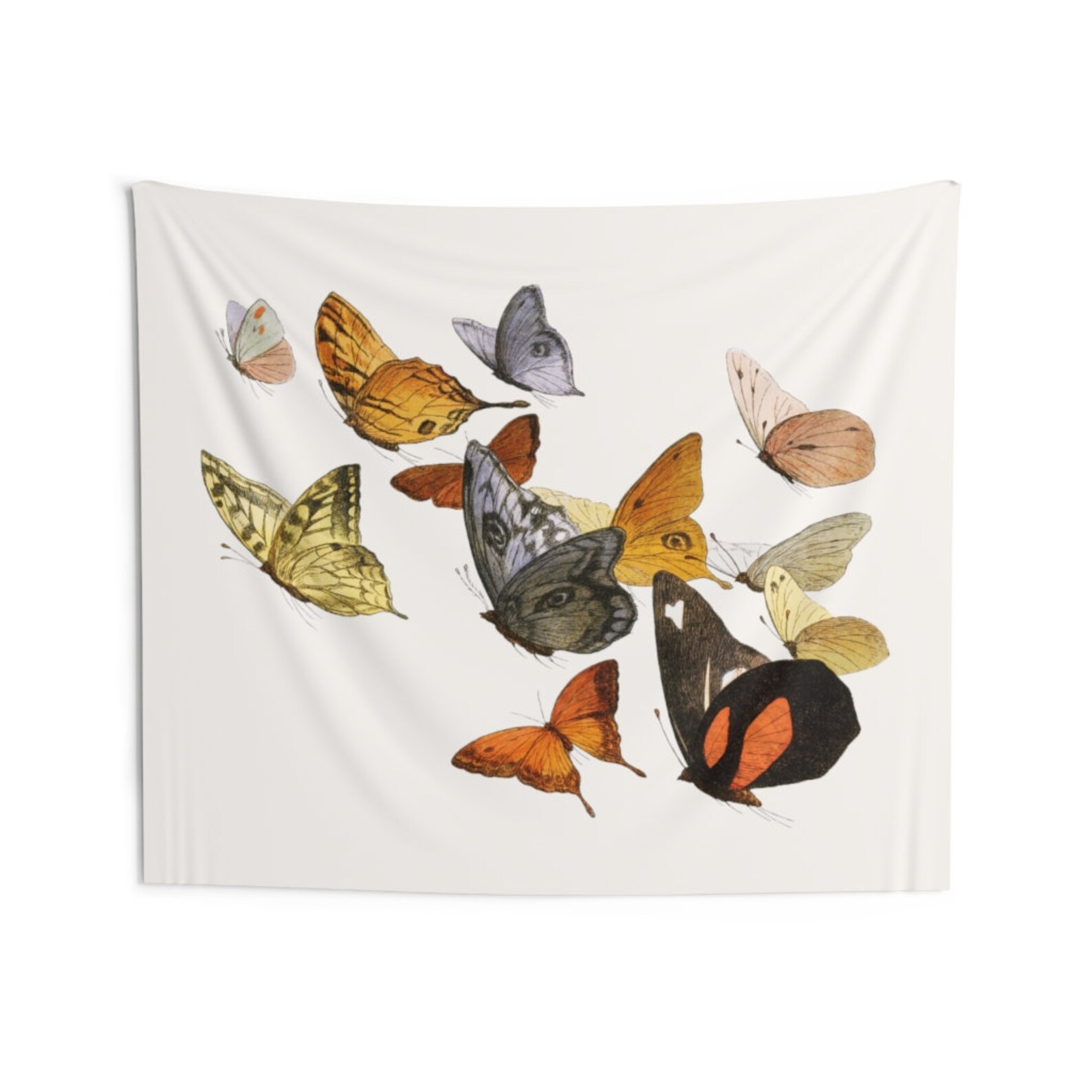 Flying Butterfly Tapestry Indoor Wall Tapestries Easy Home - Etsy