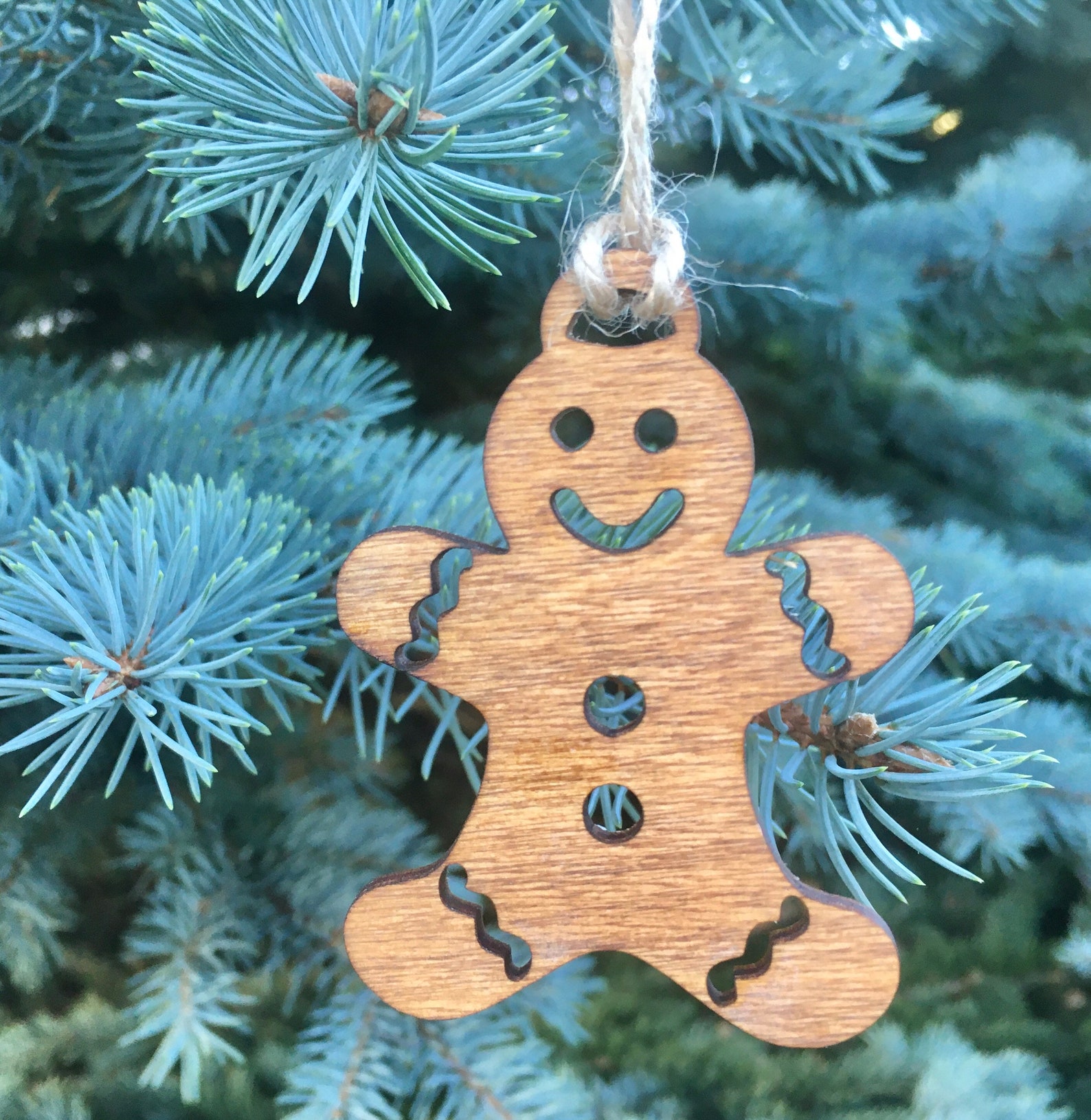 Ginger Bread Man Christmas Tree Decorationholiday Tree - Etsy