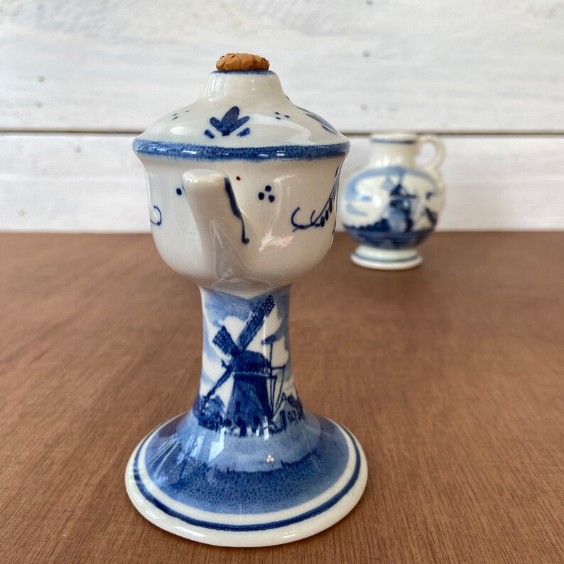 Delft Blue Miniature Hand Painted Beer Stein Tea Pot Jug | Etsy