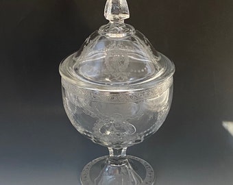 Etched Candy Dish - Etsy