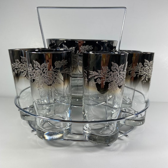 Ice Buckets Vintage Queens Lusterware Ice Bucket Silver Ombre Mid ... Ice Buckets Vintage Queens Lusterware Ice Bucket Silver Ombre Mid ...