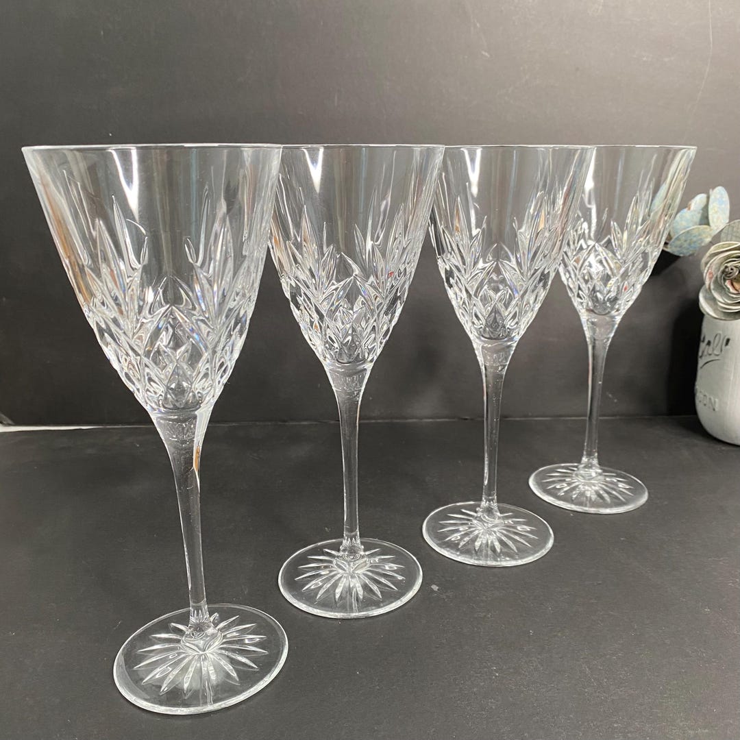 Edinburgh Crystal Romeo Wine Glasses Set of 4, Edinburgh Crystal Wine ...