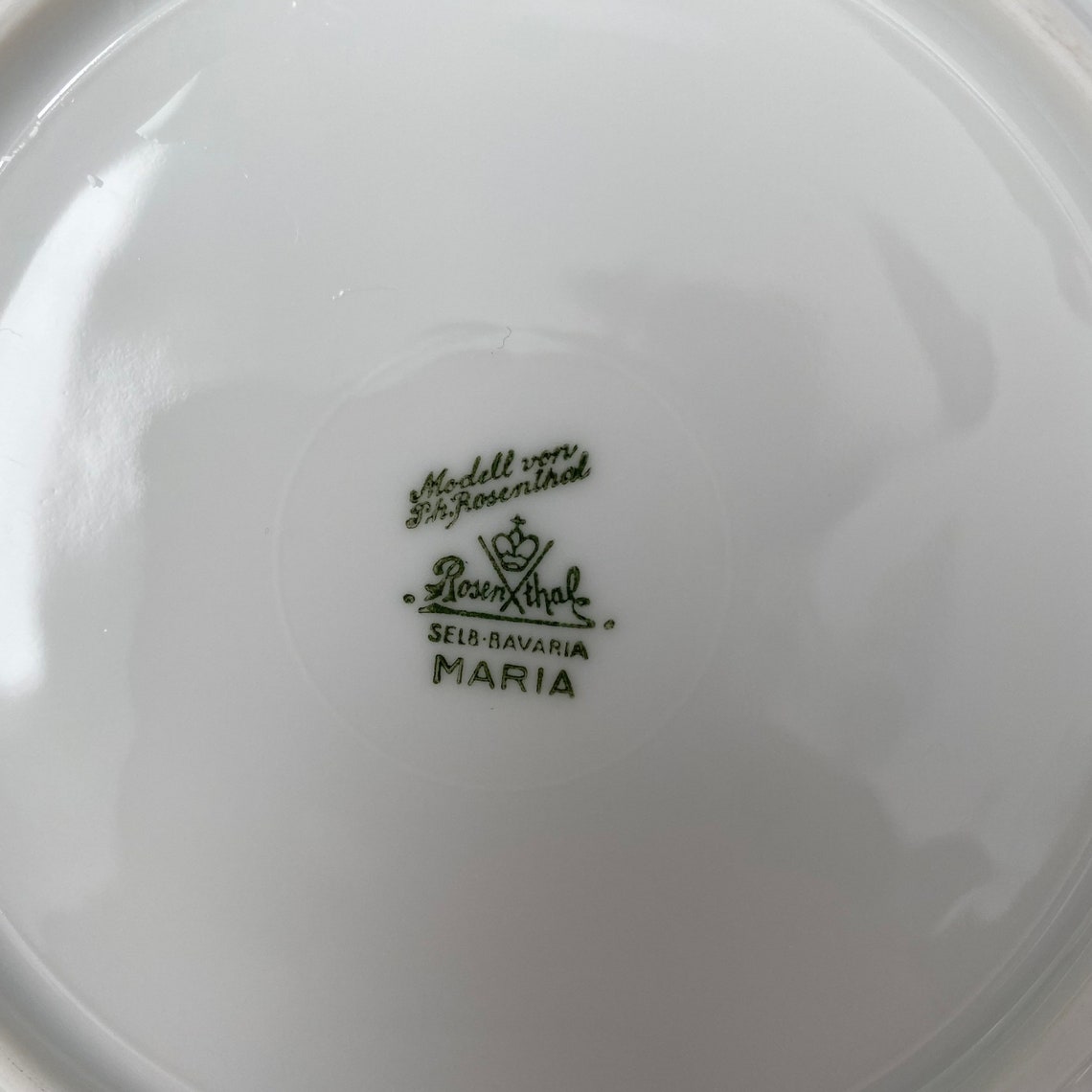 1920's Rosenthal Selb Bavaria Maria Blue Roses Bread - Etsy