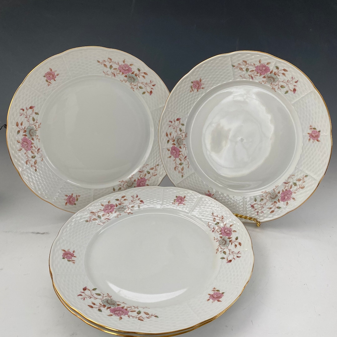 Bohemian China Czechoslovakia Versailles Dinner Plates, Vintage China ...