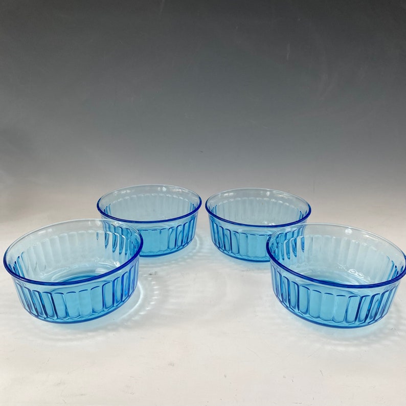 Forte Crisa Azure Blue Plates Bowls Your Choice Blue Glass - Etsy