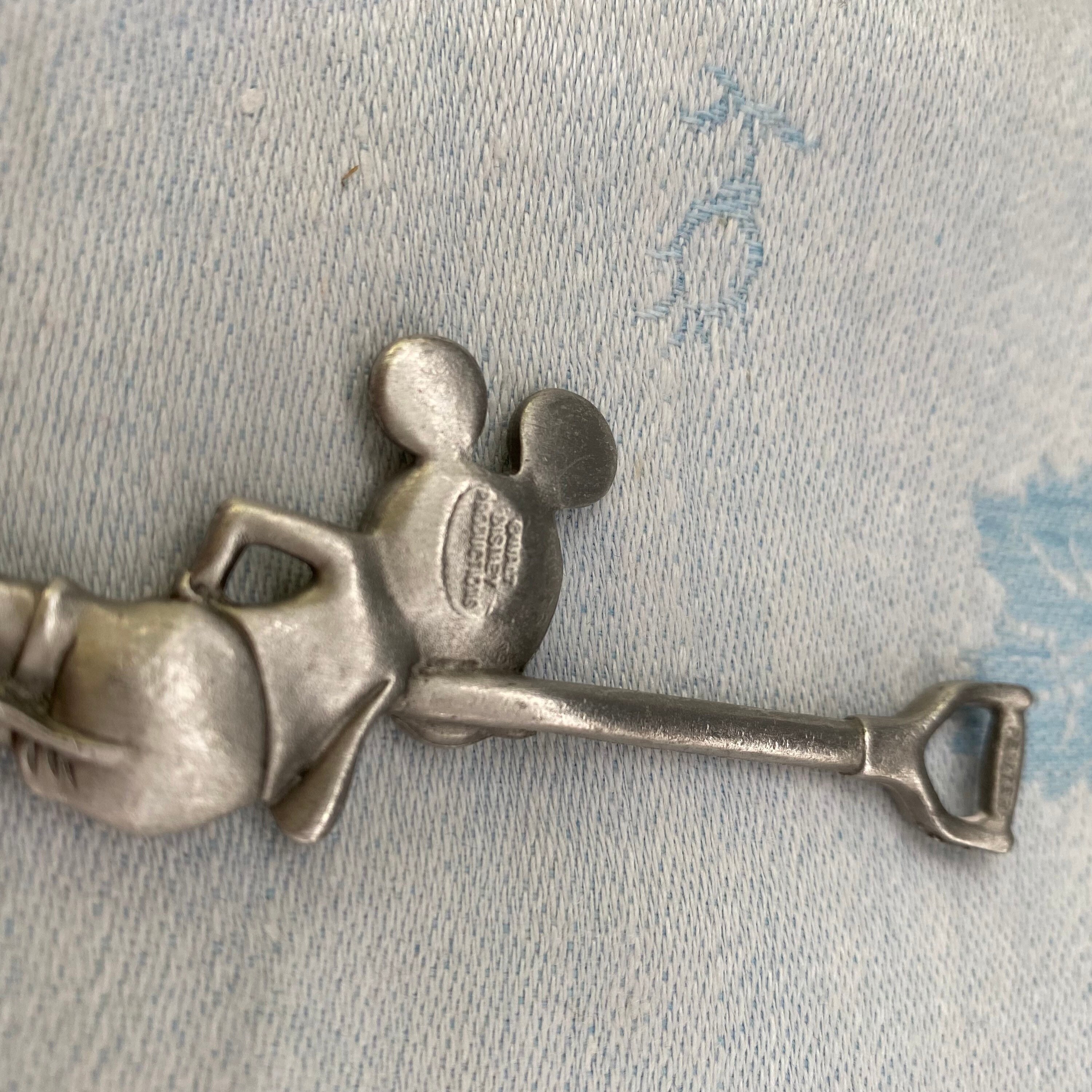 Vintage Collectible Spoons Pewter Mickey Mouse Souvenir - Etsy
