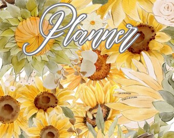 Sunflower Life Planner & Journal 2024 Monthly and Weekly Layout ...
