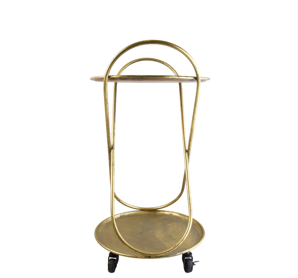 Gold Drinks Trolley | Etsy