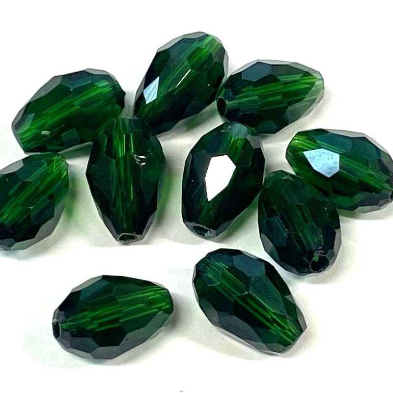 Green Teardrop - Etsy
