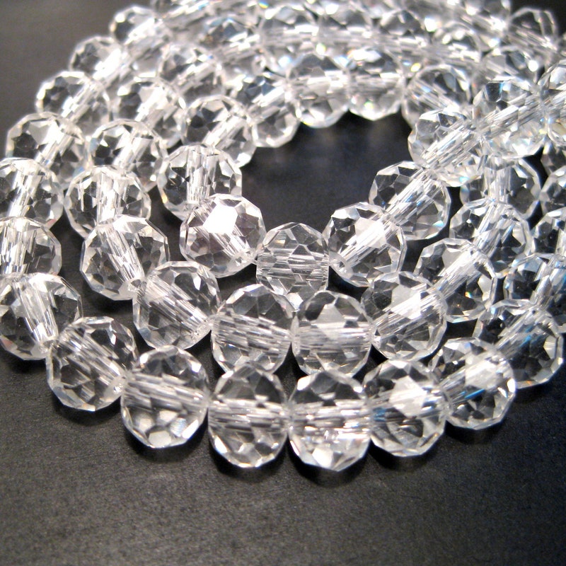 Clear Glass Beads - Etsy