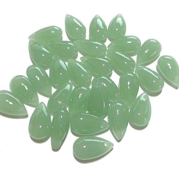 Green Teardrop - Etsy