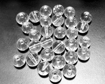 Clear Glass Beads - Etsy