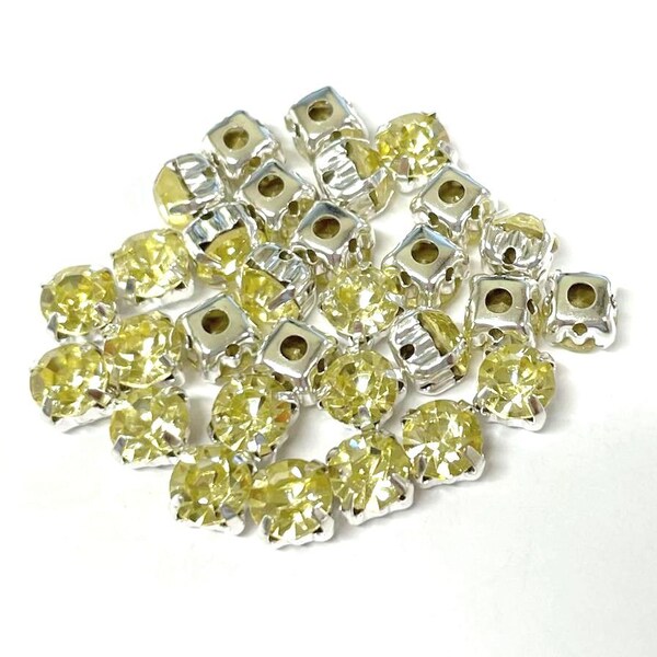 Yellow Rhinestones - Etsy