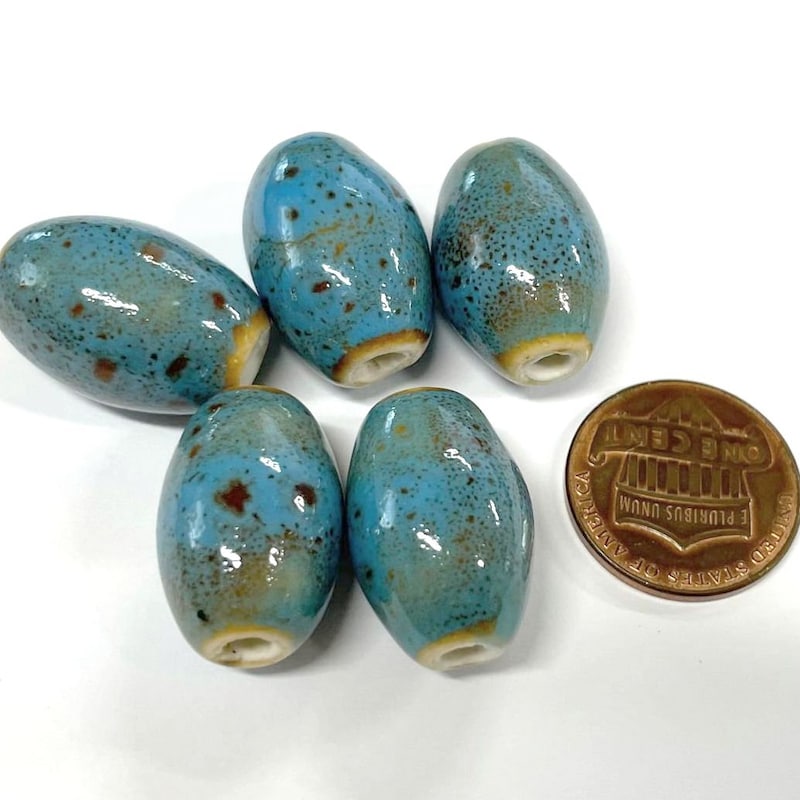 Large Ceramic Beads - Etsy