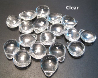 Clear Teardrop | Etsy
