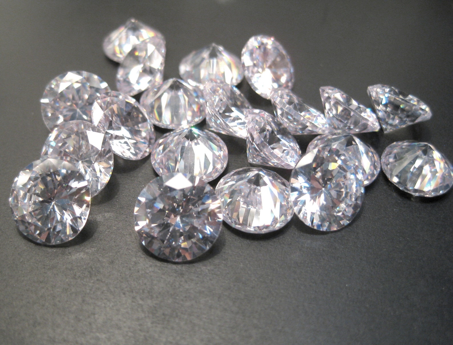 1pc of Clear Cubic Zirconia Faceted CZ Loose Stones AAA Grade - Etsy UK